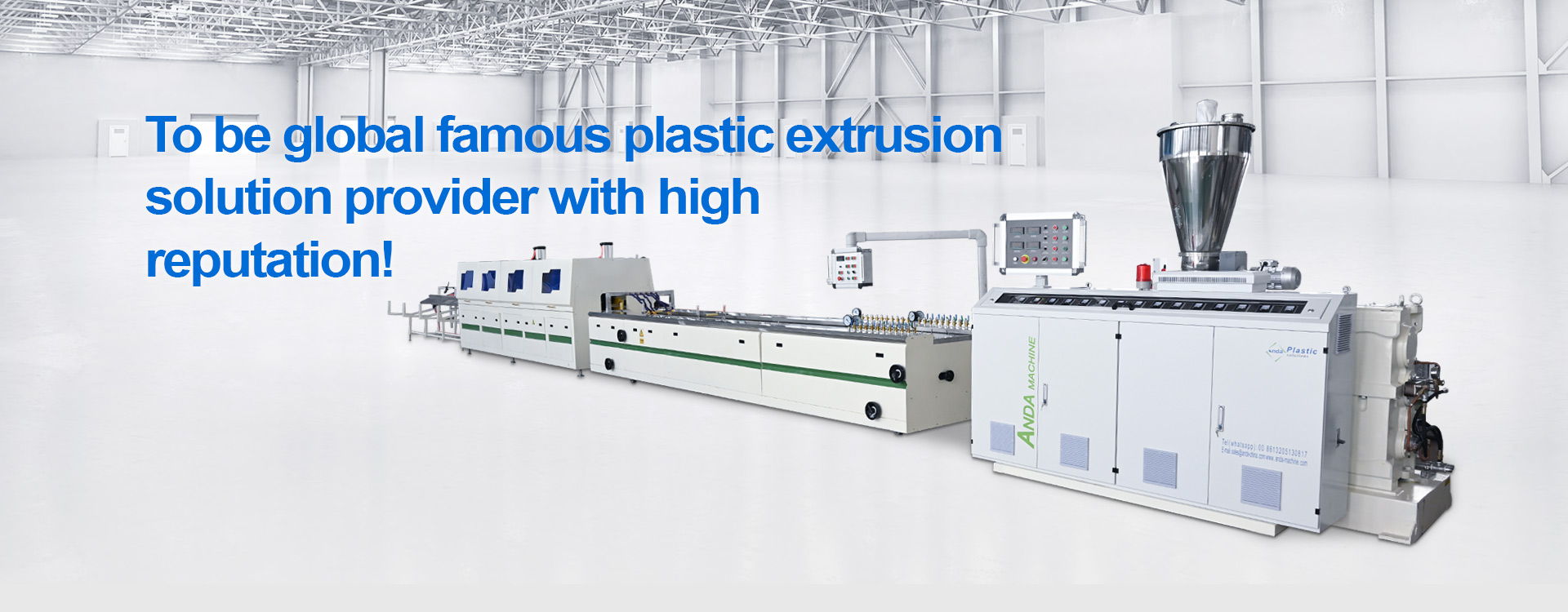 UPVC profile prouduction line，PS production line - Anda Machinery